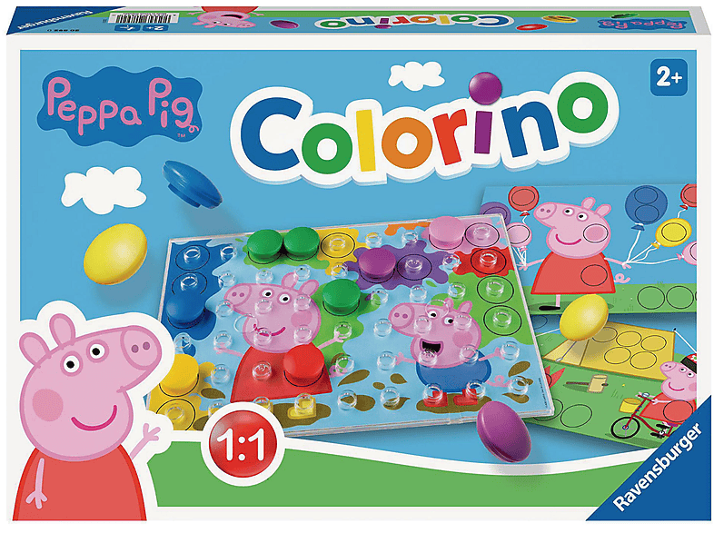Gry planszowe RAVENSBURGER Peppa Pig Colorino | MediaMarkt