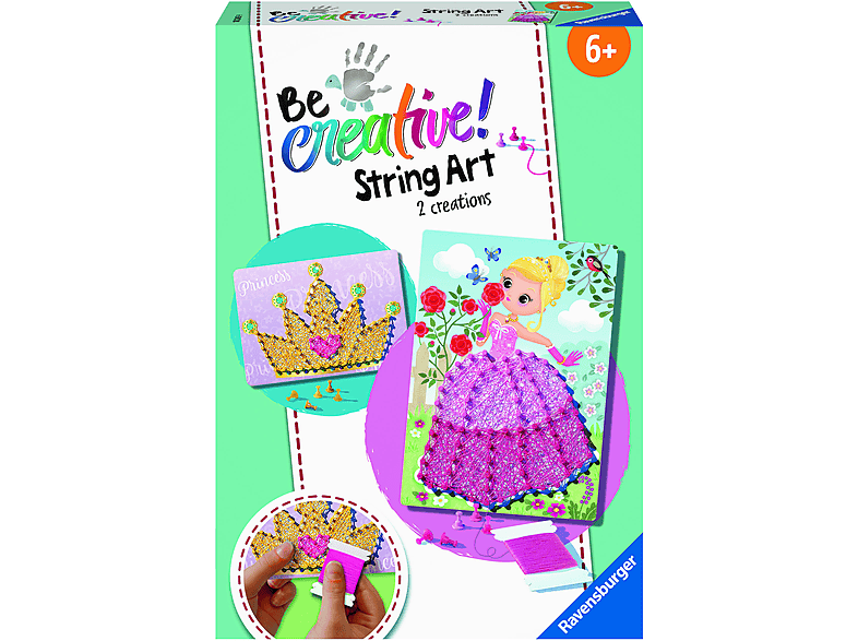 RAVENSBURGER 18245 STRING ART PRINCESS Spielset Mehrfarbig | MediaMarkt