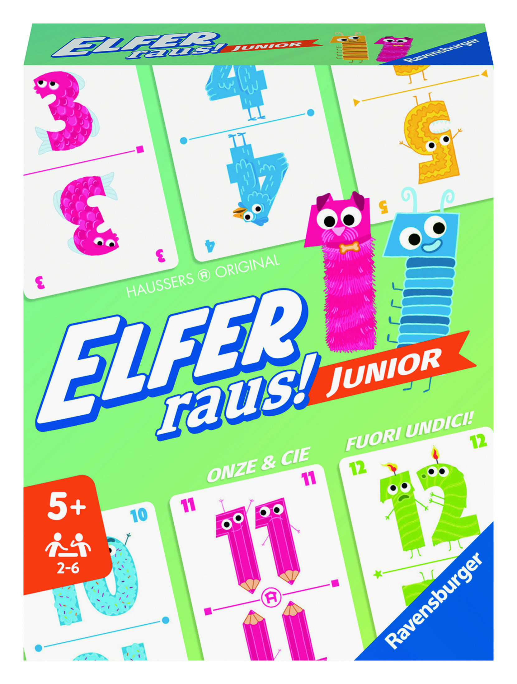 RAVENSBURGER 20947 ELFER RAUS! JUNIOR Kartenspiel Mehrfarbig | MediaMarkt
