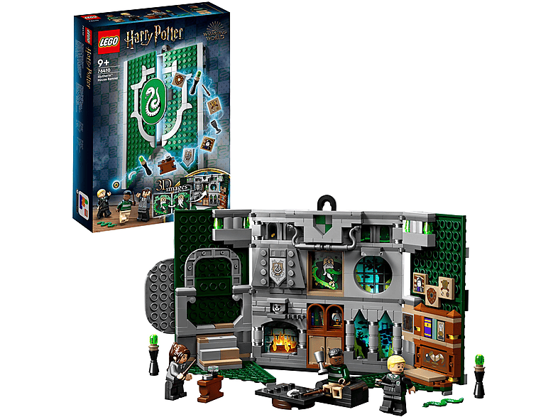 Legos | Harry Potter 76410 Estandarte de la Casa Slytherin (349 piezas ...