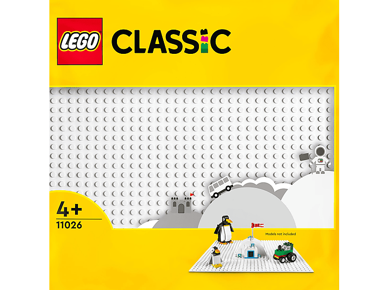 LEGO Classic : Witte Bouwplaat | 11010 Lego-bouwset Veelkleurig ...