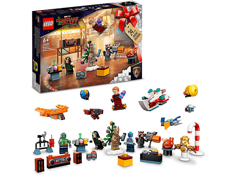 LEGO 76231 GUARDIANS OF THE GALAXY ADVENTSKALENDER Spielbausteine ...