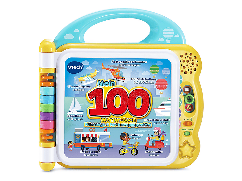 VTECH 80-614844 100-WÖRTER-BUCH: FAHRZEUGE Lernbuch, bilingual ...