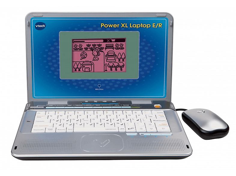 VTECH 80-117904 POWER XL LAPTOP E/R Lernlaptop, Grau | MediaMarkt