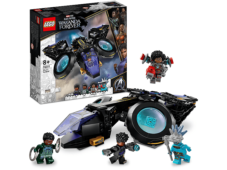 Legos - Marvel 76211 Sunbird de Shuri (355 piezas) LEGO, Desde 8 años ...