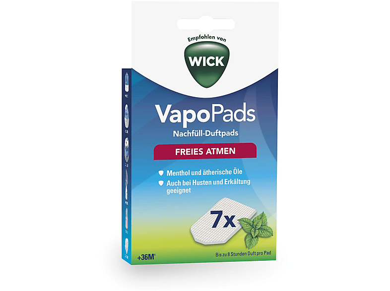 WICK WH 7 MENTHOL DUFT PADS VapoPad Weiß | SATURN