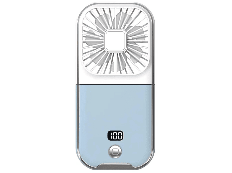 SYNTEK Nackenventilator USB Wiederaufladbar Tragbarer Digitaler ...