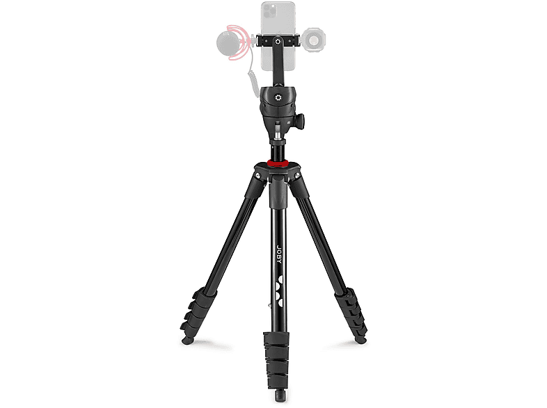 JOBY JB01762-BWW COMPACT ACTION KIT Dreibein Stativ, Schwarz, Höhe ...