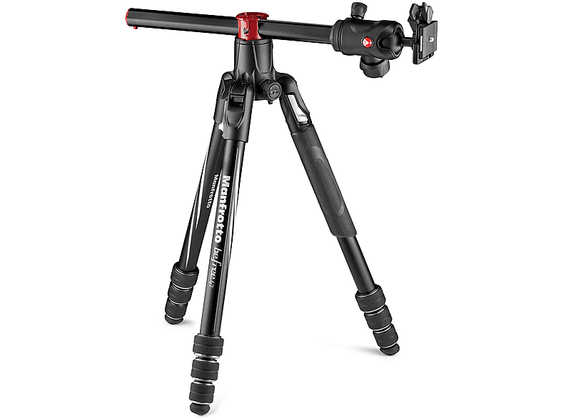 MANFROTTO MKBFRA4GTXP-BH BEFREE GT XPRO KIT ALU Dreibein Stativ, Schwarz, Höhe offen bis 1640 mm ...