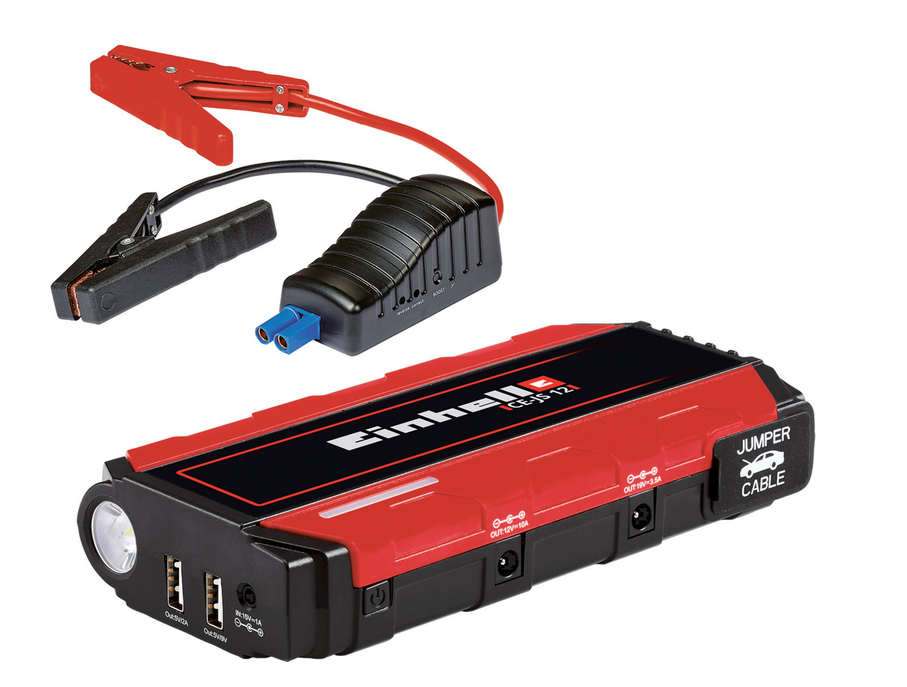 EINHELL 1091521 JUMP-START | POWER BANK CE-JS 12 Starthilfe, Rot/Schwarz | MediaMarkt