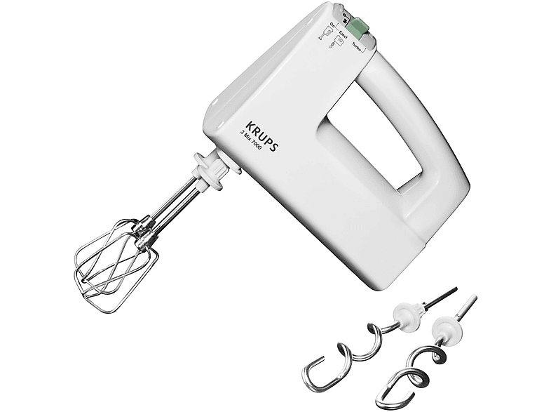 KRUPS Krups 3 Mix 7000 Handmixer 500W Wit Handmixers Wit | MediaMarkt