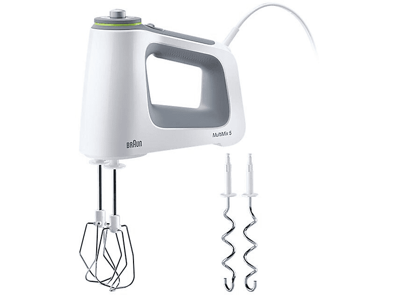 BRAUN HM 5100 MULTIMIX 5 Handmixer Weiß/Grau (750 Watt, 0.6 l) | MediaMarkt