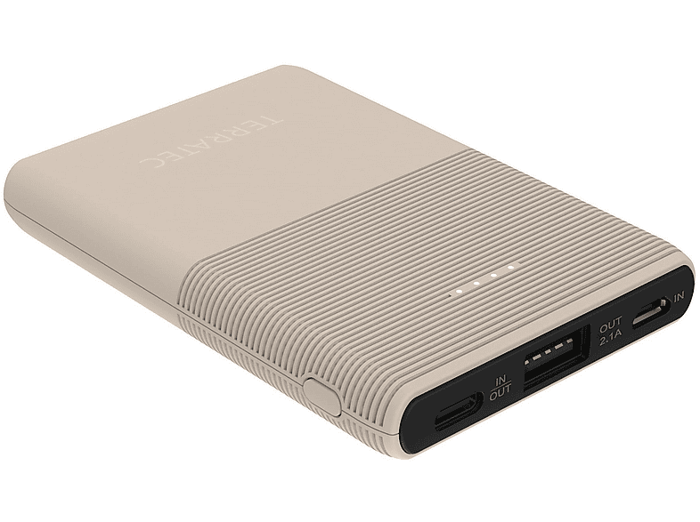 TERRATEC 282274 P50 POCKET SAND DOLLAR Powerbank 5000 mAh Sand Dollar ...