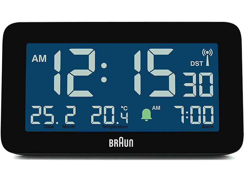 BRAUN BC10-DCF B FUNKWECKER DIGITAL Wecker | MediaMarkt