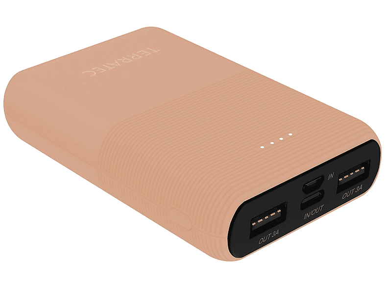 TERRATEC 282268 P100 POCKET PINK SAND Powerbank 10000 mAh Pink Sand ...