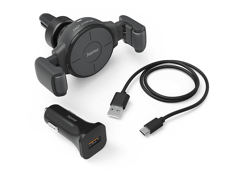 HAMA 201677 WIRELESS CAR CHARGER "FC-10 Kfz Schnellladegerät Universal ...