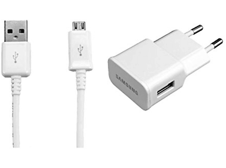 SAMSUNG EP-TA12EWEUGWW MICRO-USB-LK 2A WHITE Ladeadapter Universal, 5 ...