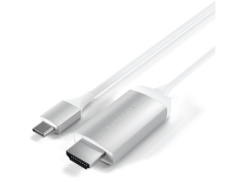SATECHI ST-CHDMIS TYPE-C TO 4K HDMI CABLE SILVER Adapter, Silber ...