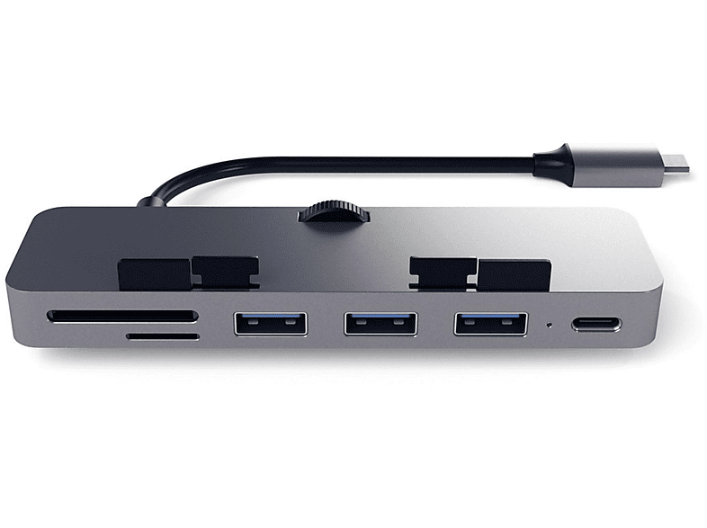 SATECHI ST-TCIMHM TYPE-C CLAMP HUB PRO GREY Hub, Grau | MediaMarkt