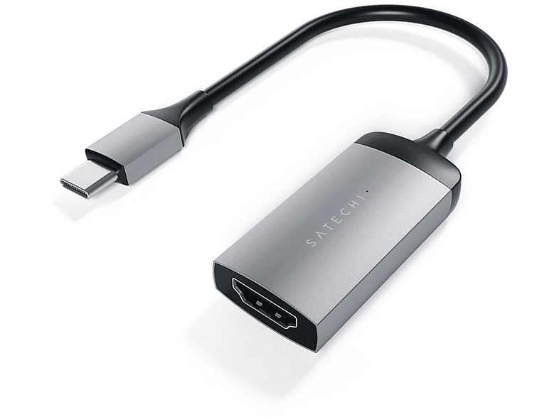 SATECHI ST-TCHAM TYPE-C TO HDMI ADAPTER SPACE GREY Adapter, Grau ...