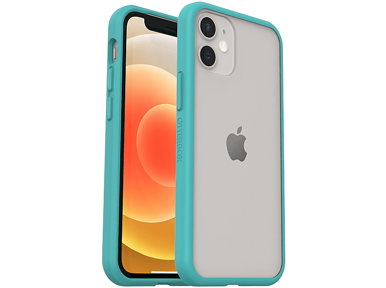 OTTERBOX 77-80159 REACT IP 12 MINI SEA SPRAY CLEAR/BLUE, Backcover ...