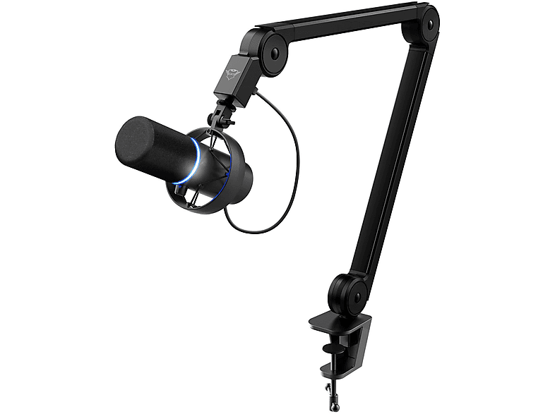 TRUST 24354 GXT 255+ ONYX PROFESSIONAL MICR. WITH ARM Mikrofon, Schwarz ...