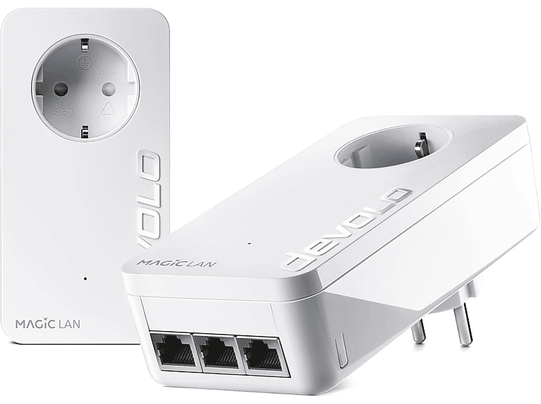 Adapter PLC DEVOLO Magic 2 LAN triple Starter Kit Biały | MediaMarkt