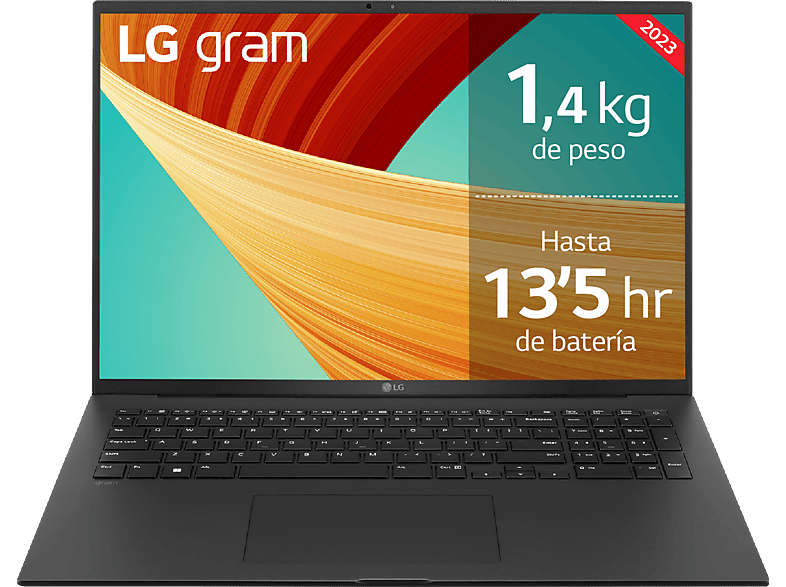 LG Gram 17Z90R, Laptop, mit 17 Zoll Display, Intel® Evo™ Plattform, Intel® Core™ i7,i7-1360P ...