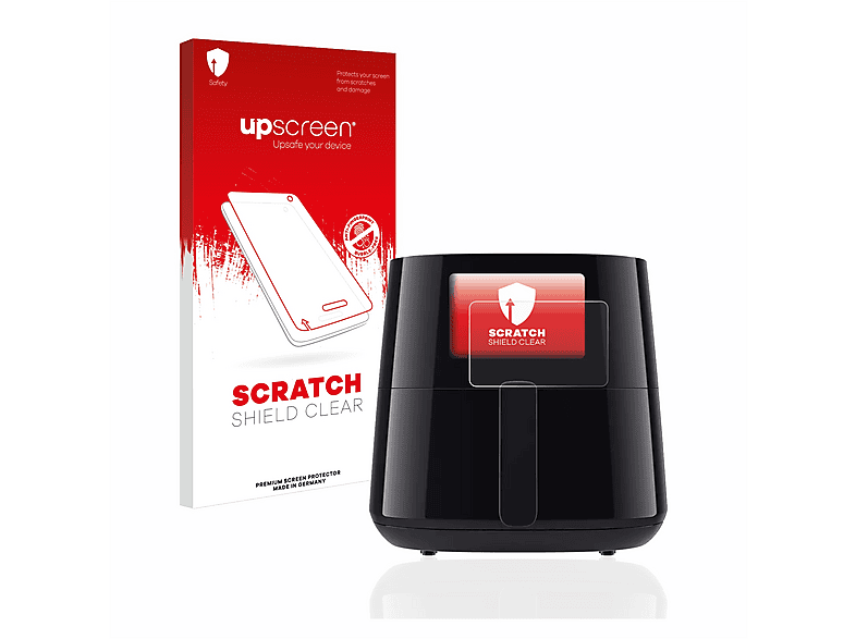 UPSCREEN Kratzschutz klare Schutzfolie(für Philips Essential Airfryer ...