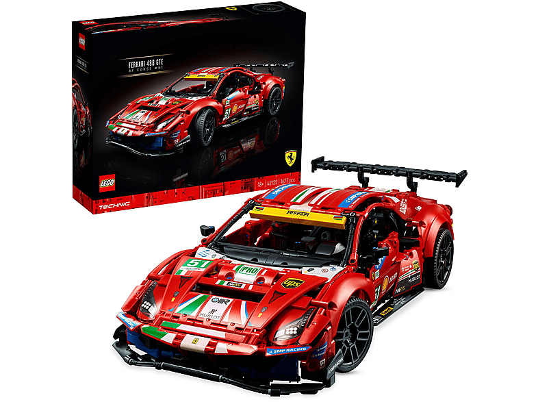 Juego de construcción | Technic 42125 Ferrari 488 GTE “AF Corse #51 ...