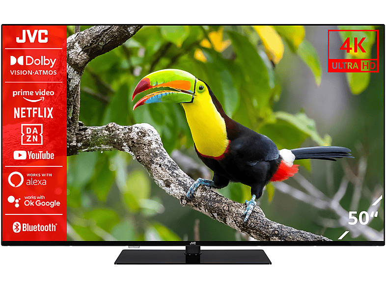 JVC LT-50VU6355 LED TV (Flat, 50 Zoll / 127,00 cm, UHD 4K, SMART TV) | SATURN