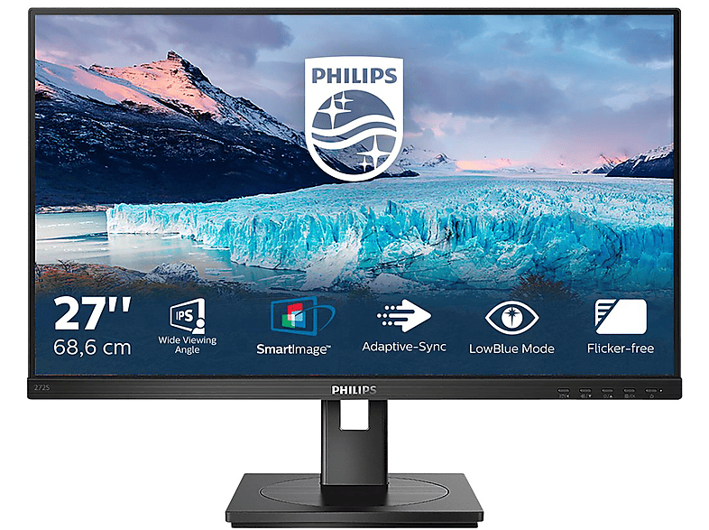 PHILIPS S-line 272S1AE 27 Zoll Full-HD Monitor (4 ms Reaktionszeit, 75 Hz) | MediaMarkt
