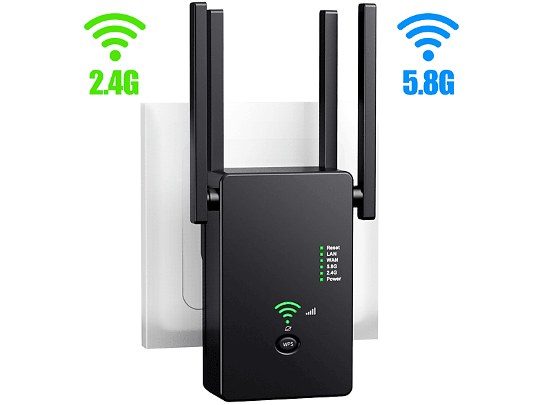 SYNTEK Wireless Medium Repeater Schwarz Signalverstärker WIFI ...