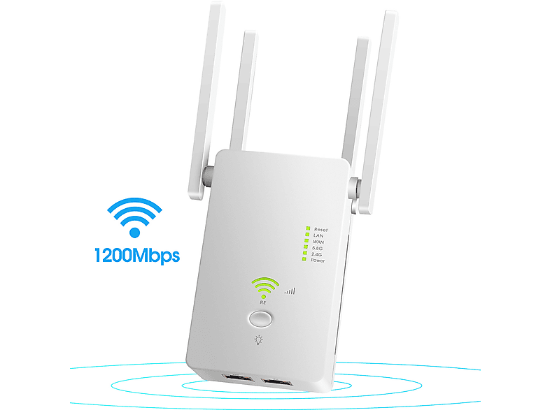 SYNTEK Wireless Medium Repeater Weiß Signalverstärker WIFI Erweiterung ...