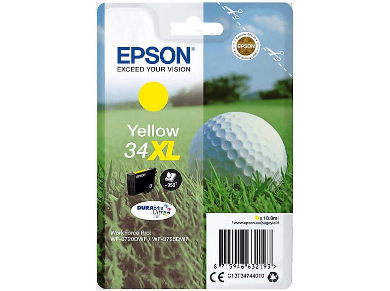 EPSON 34XL DuraBrite | Geel Geel | MediaMarkt