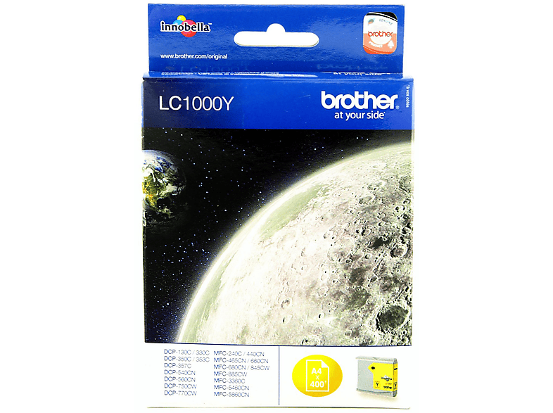 Cartucho de tinta | BROTHER LC-1000Y | MediaMarkt