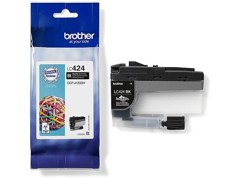 BROTHER LC-424BK | Zwart Zwart | MediaMarkt