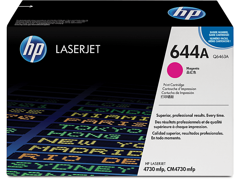HP 644A Magenta Original LaserJet Toner Cartridge Magenta | MediaMarkt