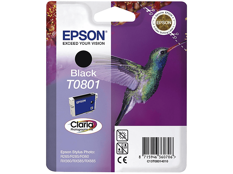 EPSON Hummingbird T0801 Zwart | MediaMarkt