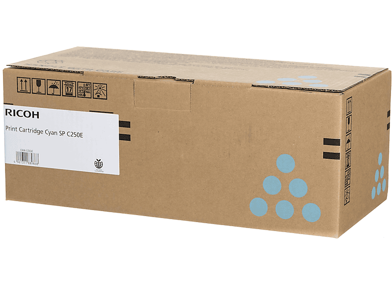 RICOH 407544 SP C250DN CYAN 407544 1.600 SEITEN Tonerkartusche Cyan (SP ...