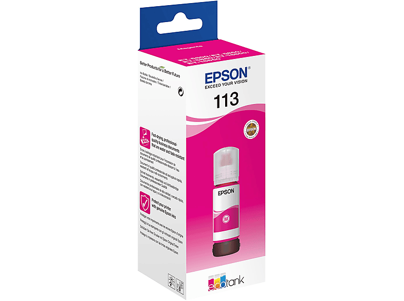 EPSON 113 EcoTank Pigment Magenta ink bottle | MediaWorld.it