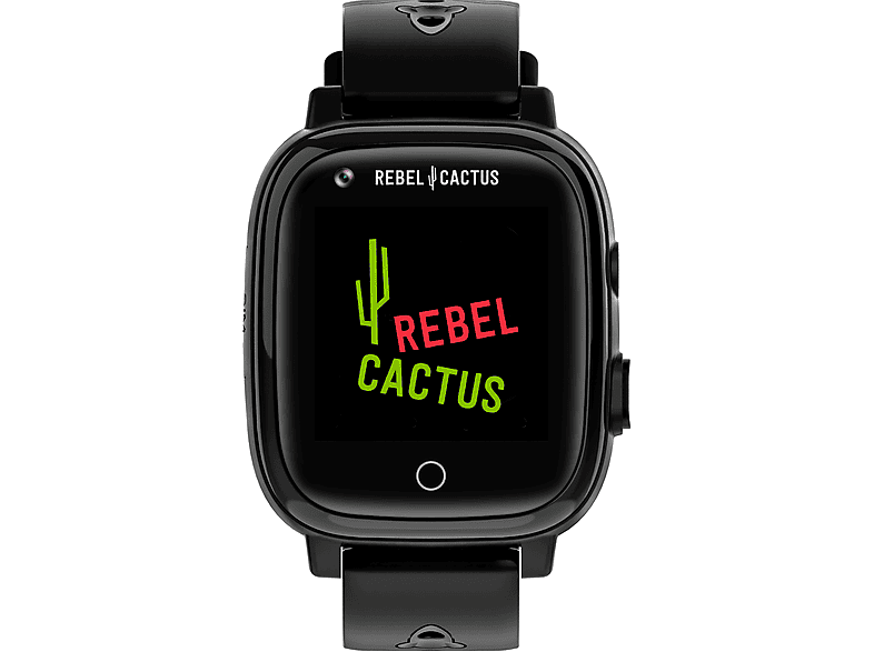 REBEL CACTUS GO | Schwarz Kinder Smartwatch TPU silicone, Whatsapp ...