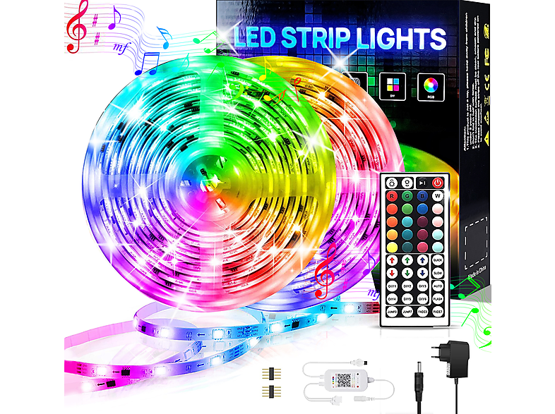 Tira LED | KINSI RGB con mando, coloreado | MediaMarkt