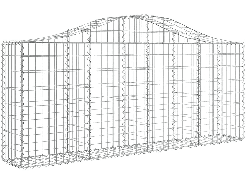 VIDAXL 153384 Gabionenkorb Silber | SATURN