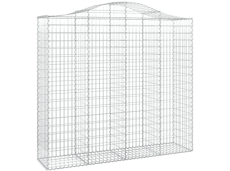 VIDAXL 153399 Gabionenkorb Silber | MediaMarkt