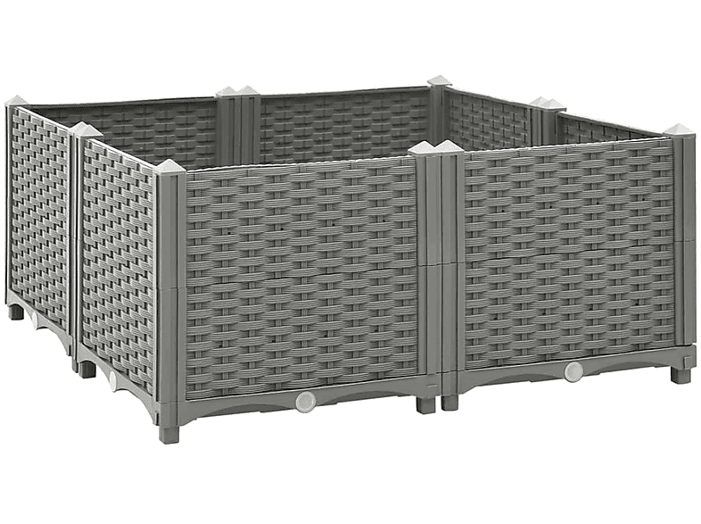 VIDAXL 153303 Hochbeet Hellgrau | SATURN