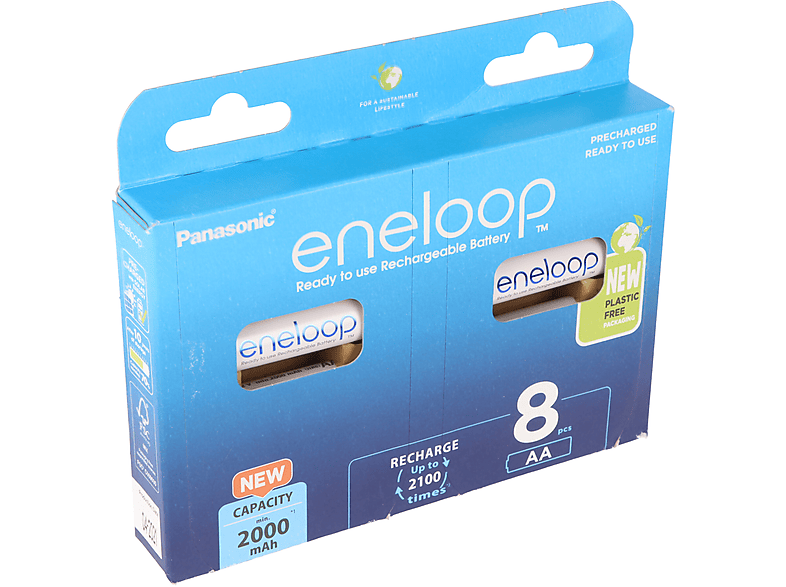 PANASONIC eneloop Standard Mignon 8er Pack inkl. 2 Akkuboxe NiMH ...