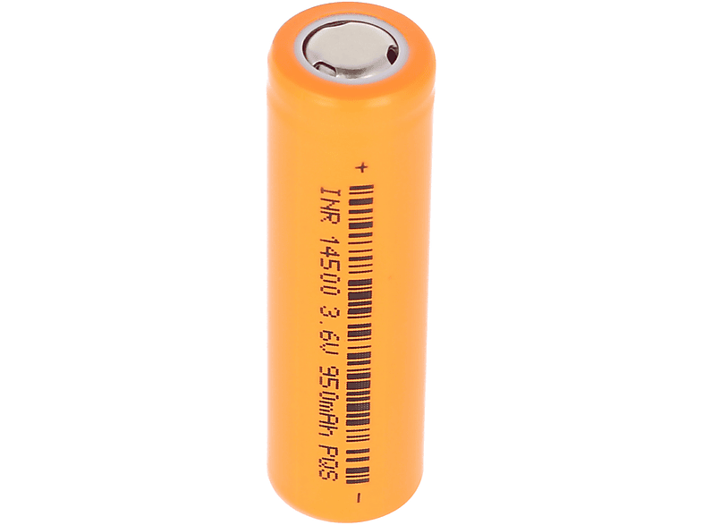 ACCUCELL INR 14500 mit 950mAh 3,6V bis- 3,7V Li-Ion-Zelle u Li-Ion ...
