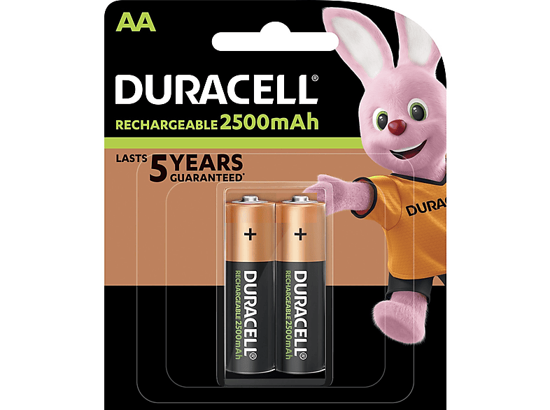 DURACELL Duracell Recharge 2 x AA batterijen - 2500 mAh lithium-ion ...