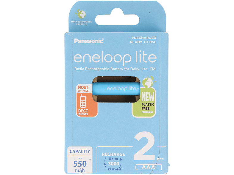 ENELOOP BK-4LCCE/2BE AAA (MICRO) 550 MAH 2EA AAA Micro Batterie, Nickel ...